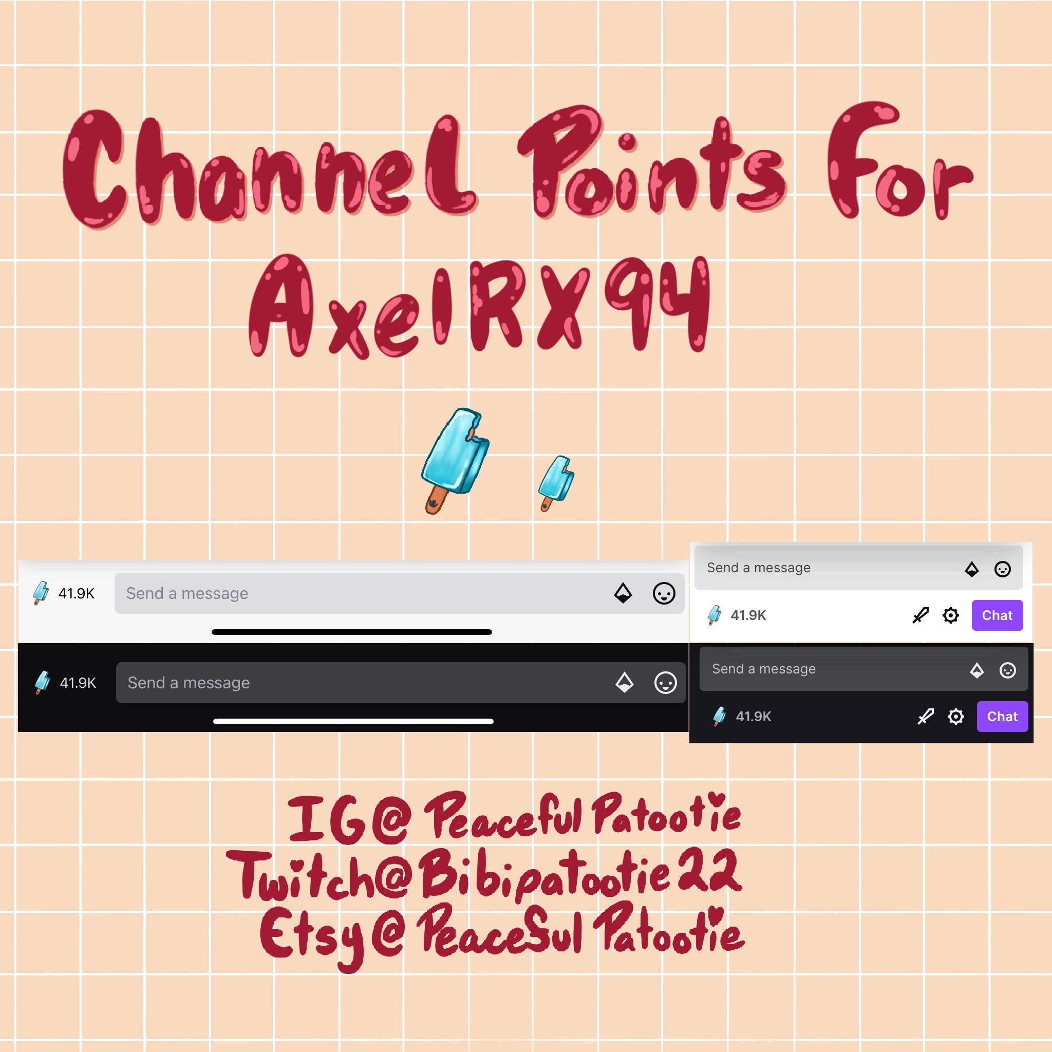 1 CUSTOM Twitch Channel Point Icon - Etsy