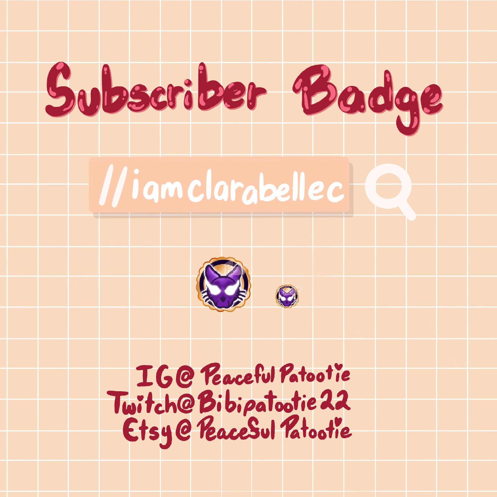 Custom Twitch Sub Badges / Subscriber Badges / Commission - Etsy
