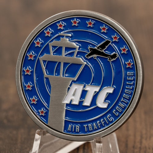 Air Traffic Controller Aviation Challenge Coin - Etsy