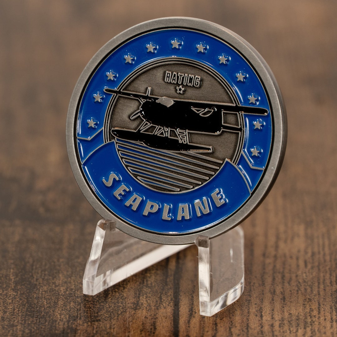 Seaplane Rating Aviation Challenge Coin - Etsy