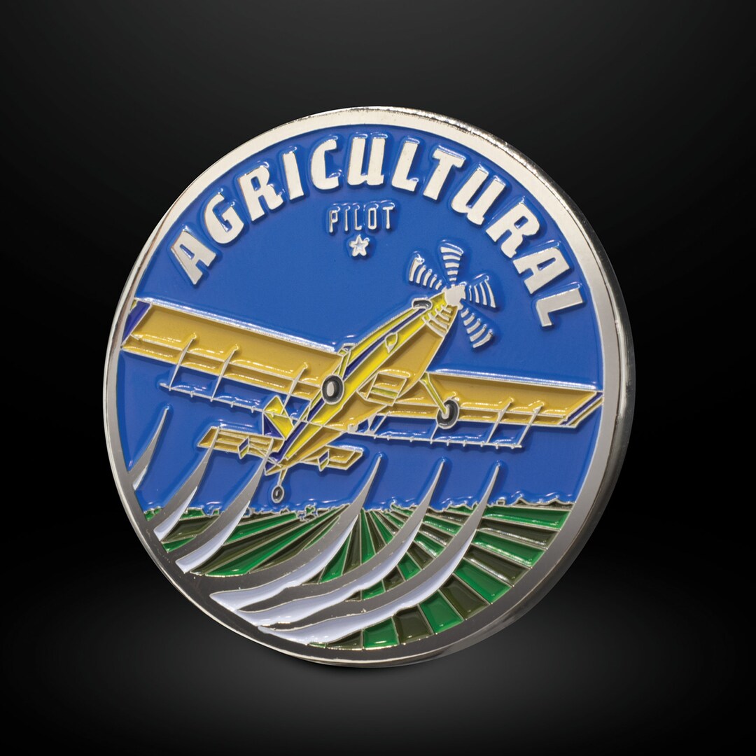 Agricultural Pilot Aviation Challenge Coin - Etsy