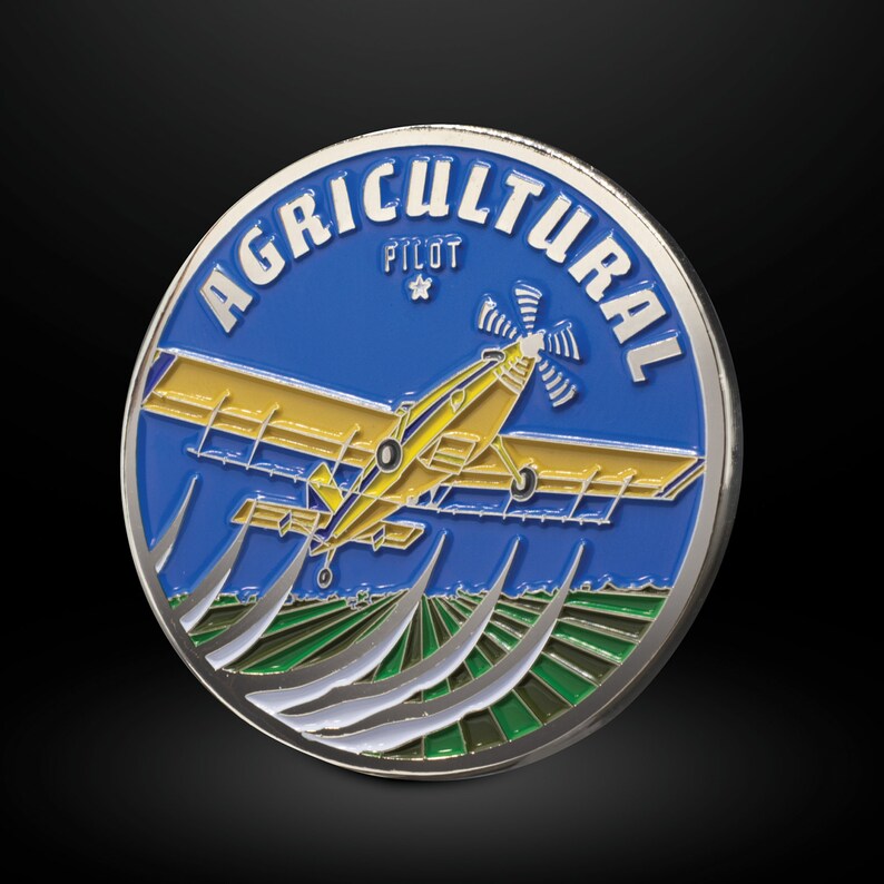 Agricultural Pilot Aviation Challenge Coin - Etsy