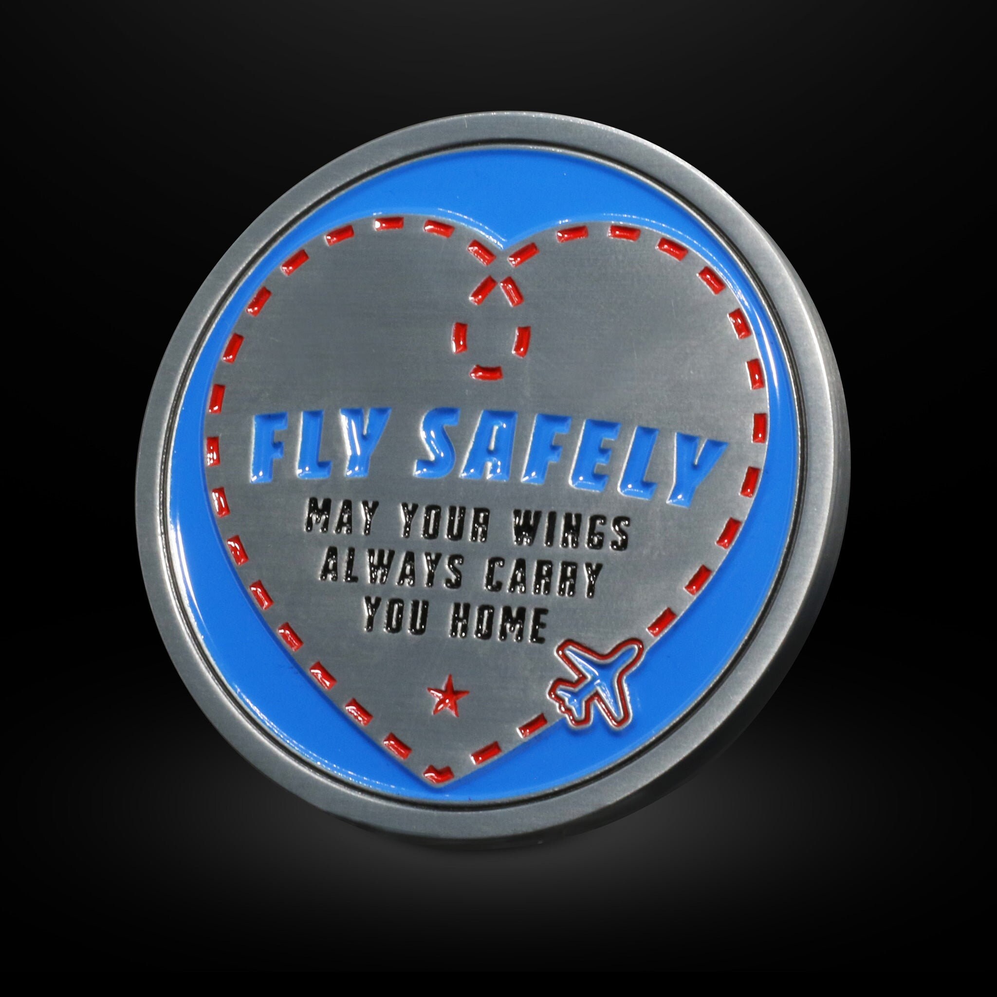 Fly Safely Aviation Challenge Coin - Etsy