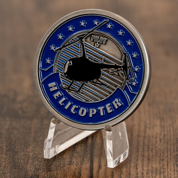 Helicopter Pilot Aviation Challenge Coin - Etsy Sweden