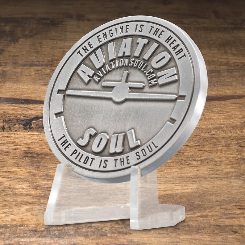 Commercial Pilot Aviation Challenge Coin - Etsy