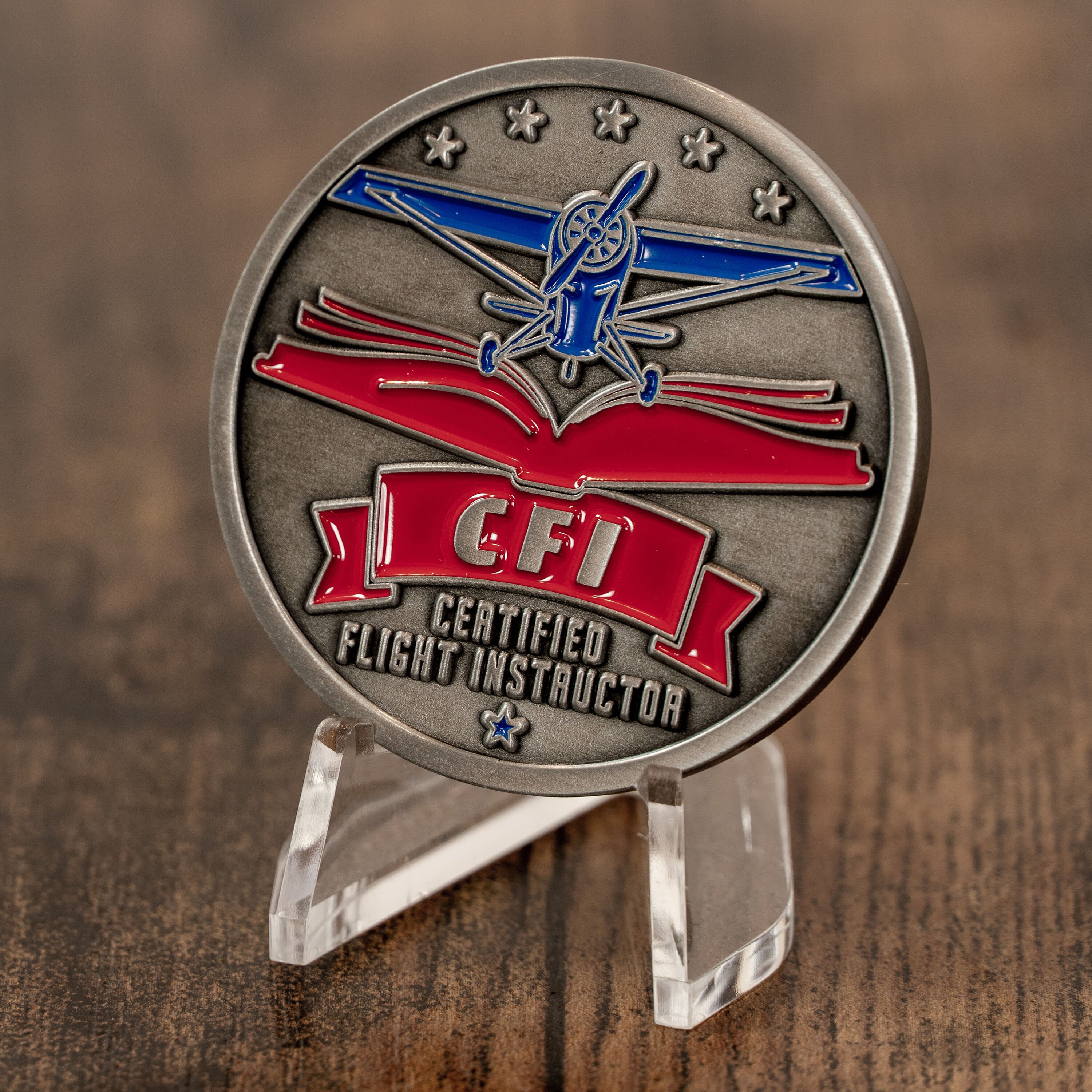 Certified Flight Instructor CFI Aviation Challenge Coin - Etsy 日本