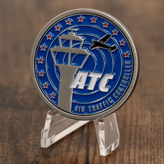 Air Traffic Controller Aviation Challenge Coin - Etsy