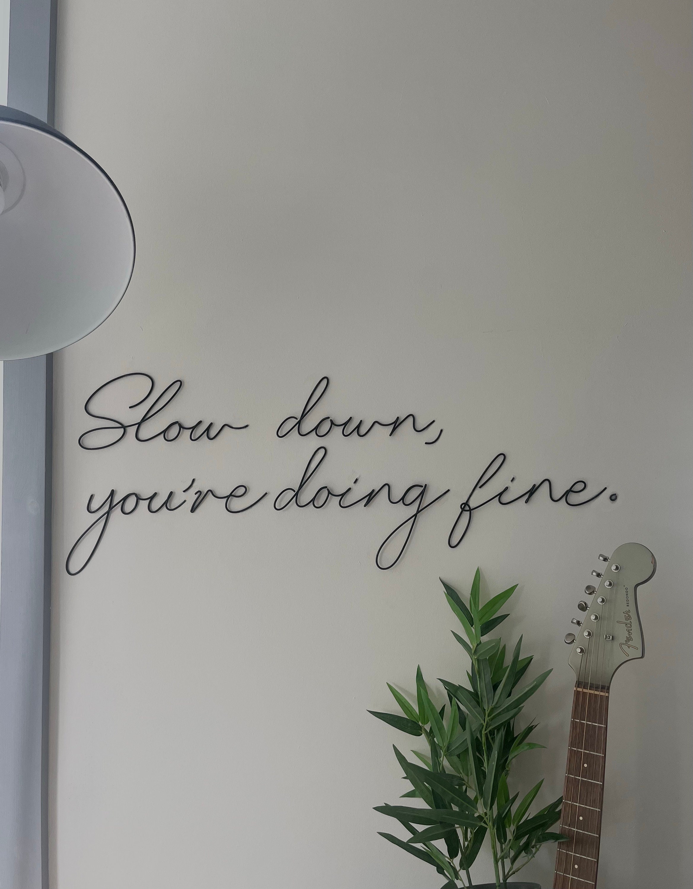 Billy Joel Wire Sign. Slow Down Your Doing Fine, Vienna Lyrics - Etsy
