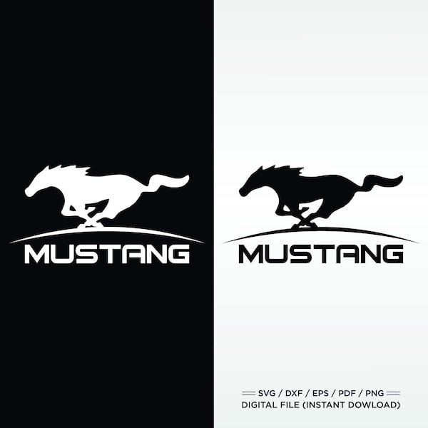 Mustang Svg - Etsy