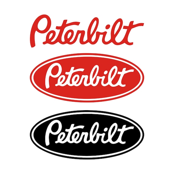 Peterbilt Logo Clipart vector svg file for cutting with Cricut | Etsy