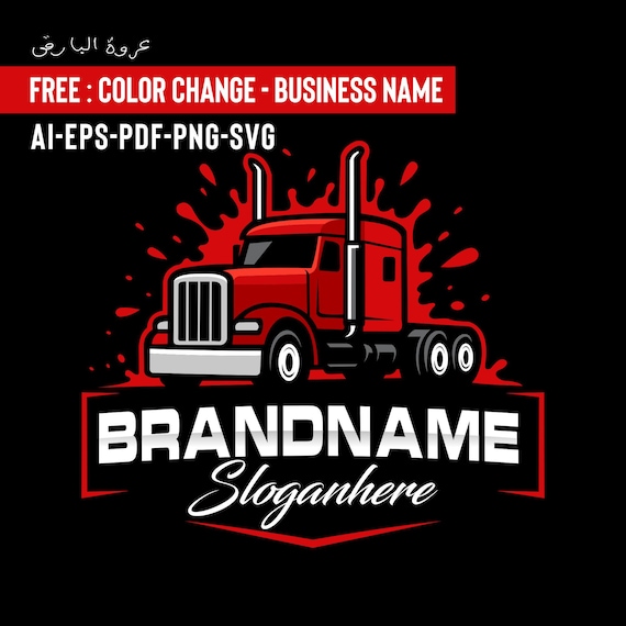 Semi Truck Logo Design Free