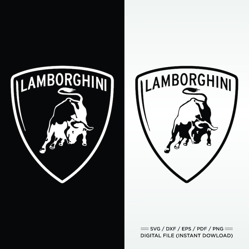 Lamborghini Svg File - Etsy