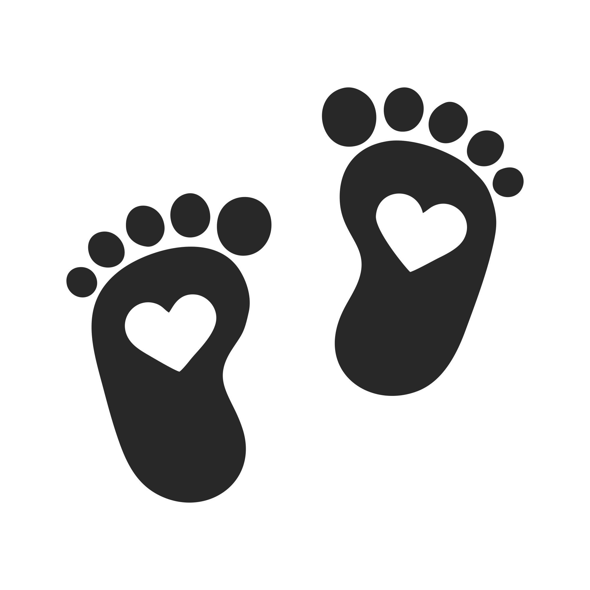 Baby Fußabdruck, Babyfüße, Sofort Download SVG - Etsy.de