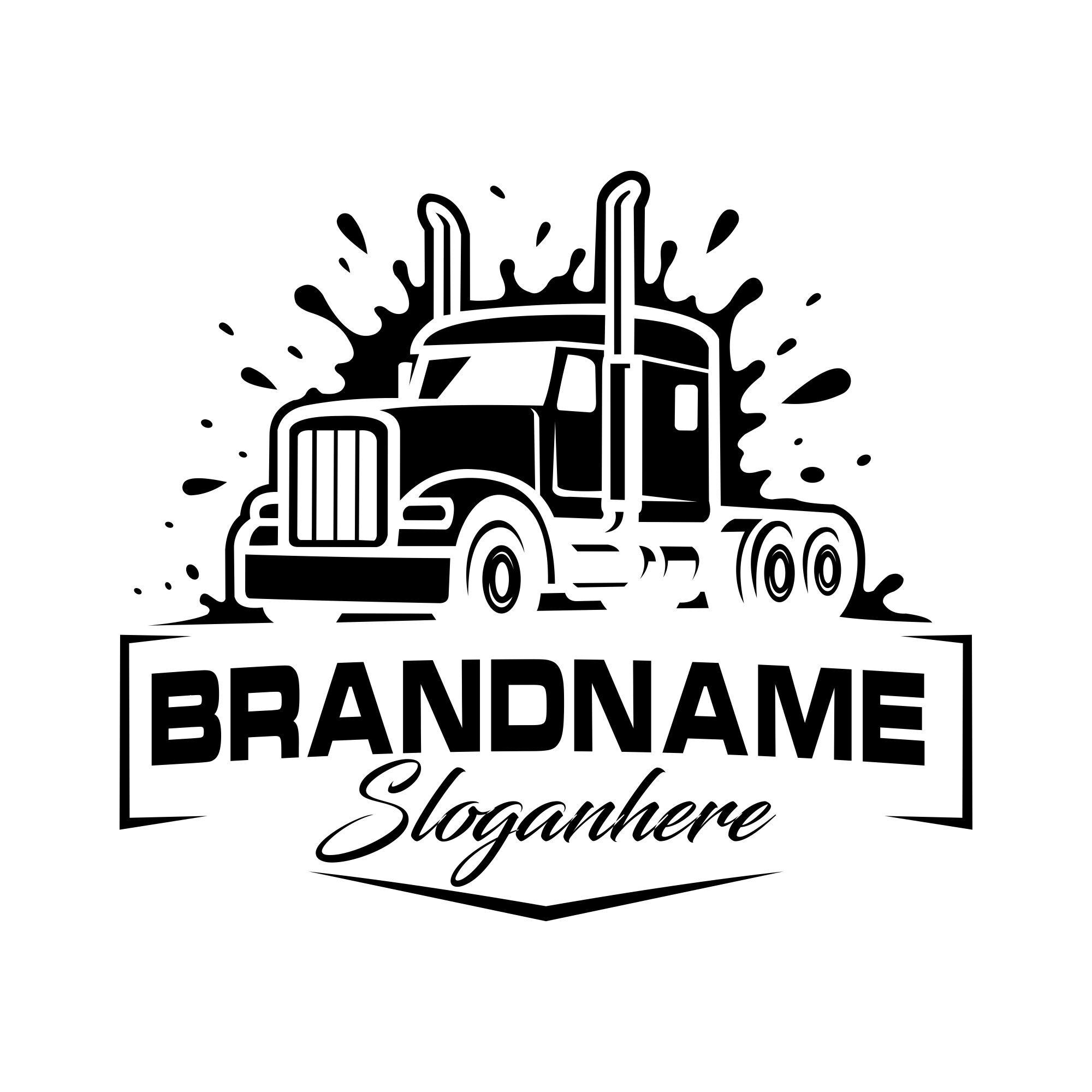 Trucking Logo Vector Art: Kenworth Truck Illustration (digital Download ...
