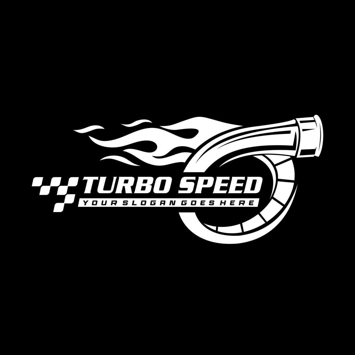 Turbo Logo Template, Performance Logo, Car Logo, Turbo Speed Logo ...