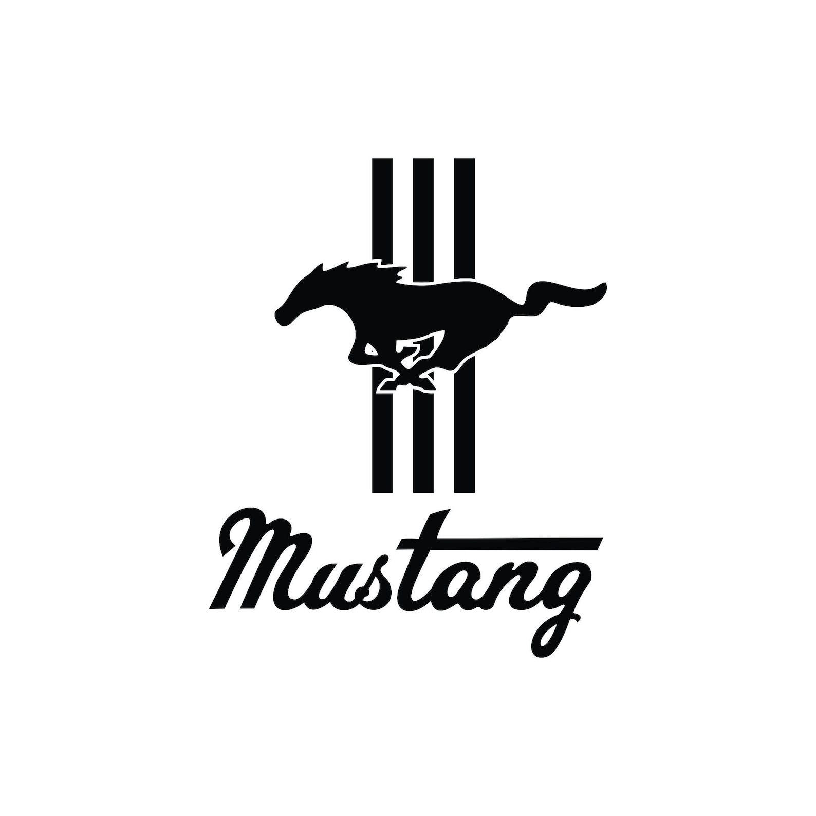 Mustang Logo SVG - Etsy