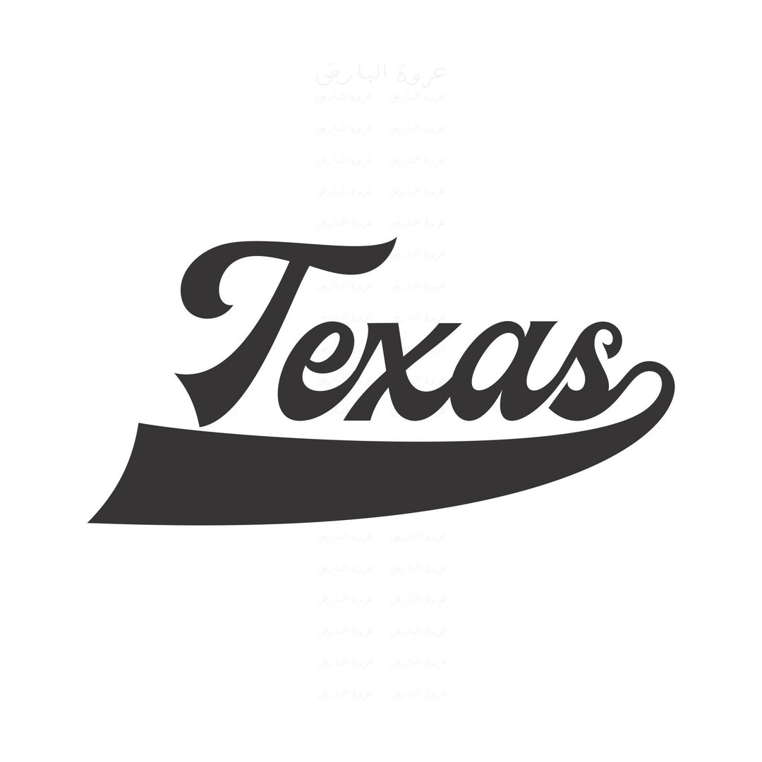 Texas Text SVG PNG: Shirt Cut File (digital Download) - Etsy