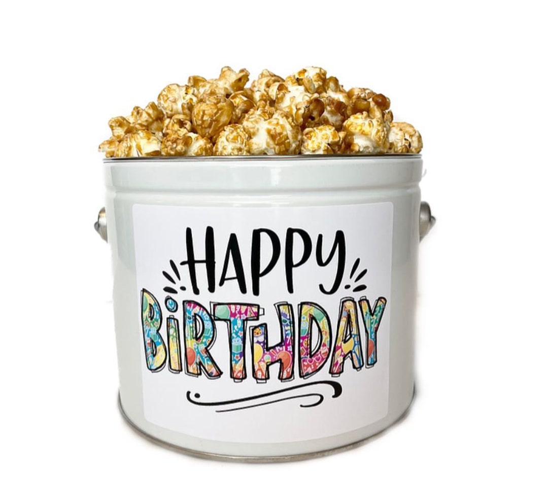 1/2 Gallon Popcorn Tin! - Etsy