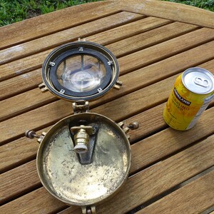 Original Brass Clamshell Bulkhead Nautical Ship's Light-small - Etsy