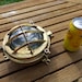 Original Brass Clamshell Bulkhead Nautical Ship's Light-small - Etsy