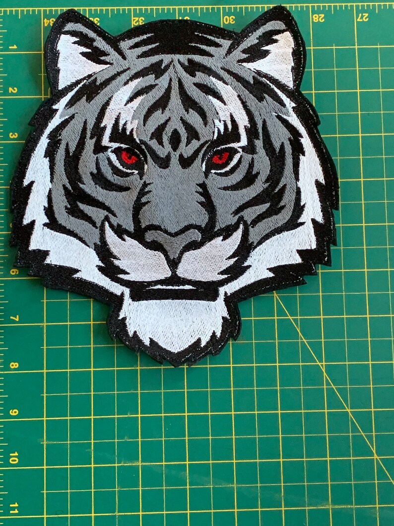 Large Tiger Head Patch - Etsy