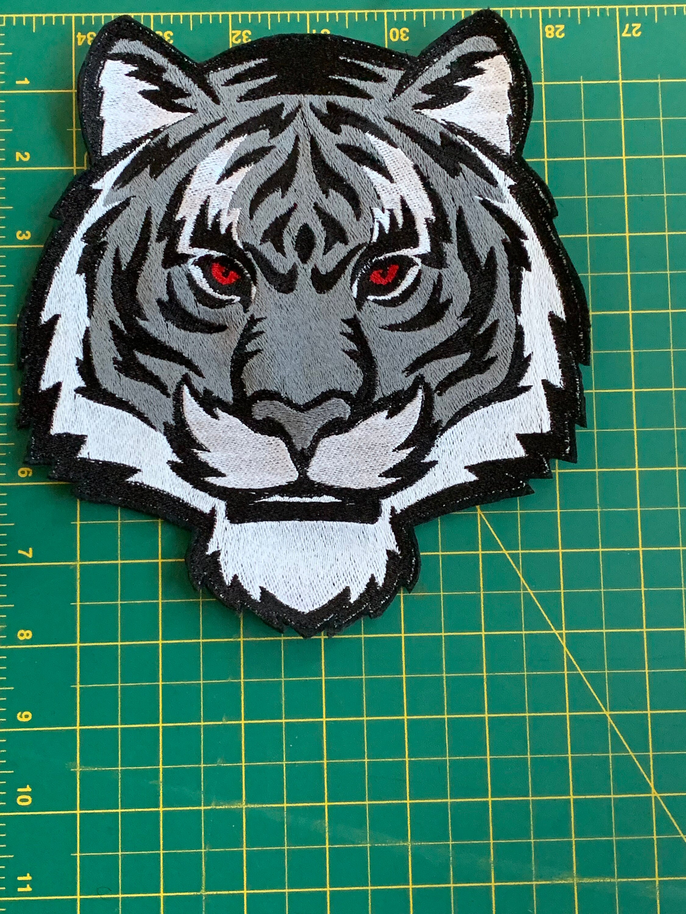 Large Tiger Head Patch - Etsy