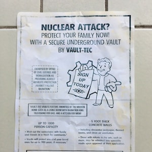 Fallout Vault-tec Propaganda Poster/advertisement - Etsy