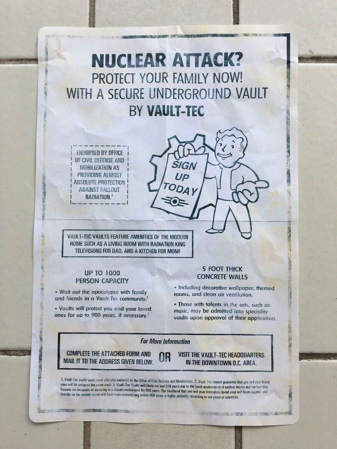 Fallout Vault-tec Propaganda Poster/advertisement - Etsy