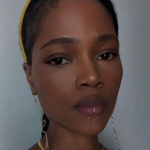 Runway Lip Cuff, No Piercing Needed, Tribal Lip Cuff, African Lip Cuff ...