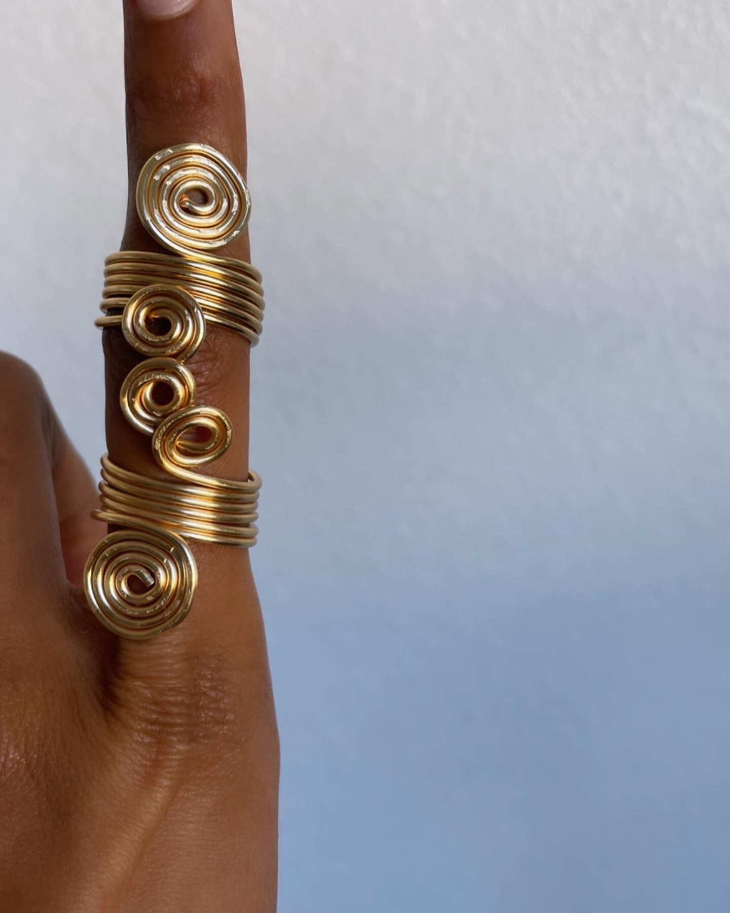 Falsetto Full Finger Ring Whole Finger Ring Infinity Ring - Etsy