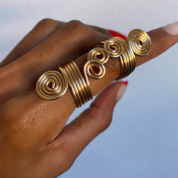 Full Finger Ring - Etsy