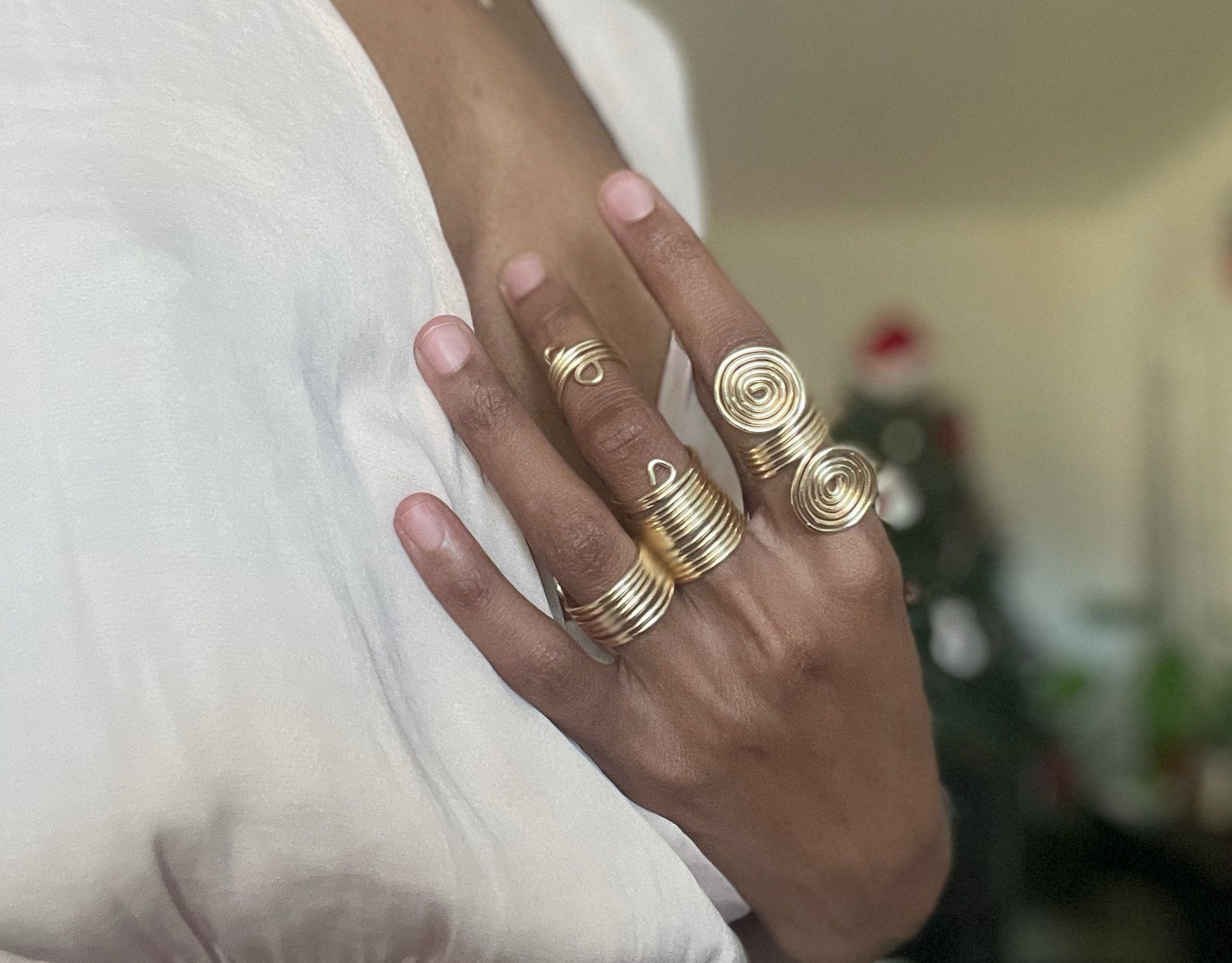 Set of Three Evolve Rings - Etsy