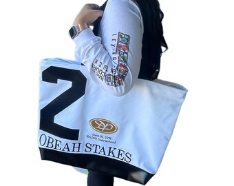 Horse Racing Tote Bag - Etsy