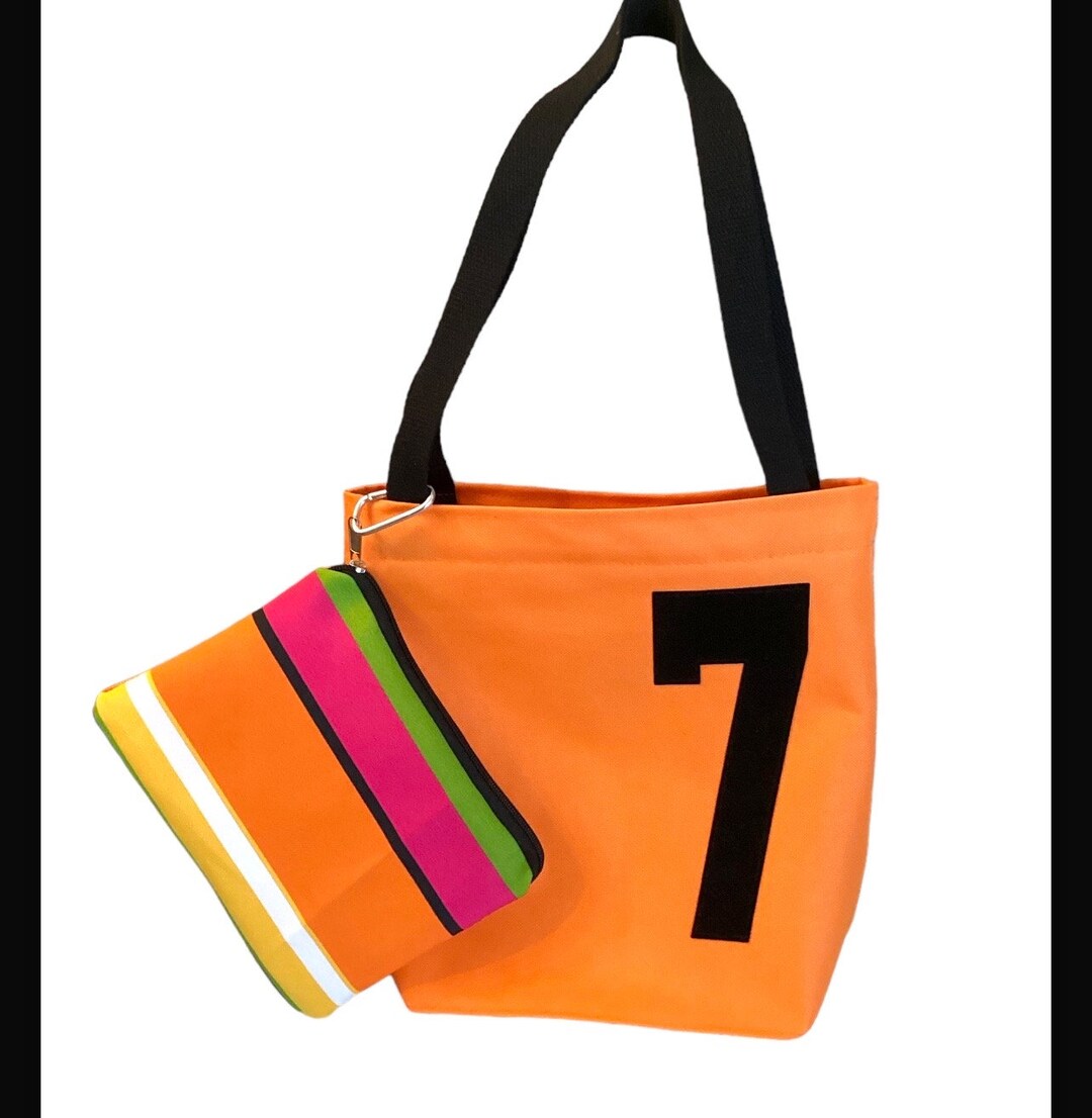 Horse Racing Tote Bag: Number 7 Saddle Cloth, Equestrian Gift - Etsy