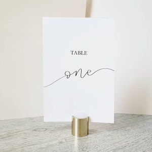 Calligraphy Table Numbers| Rustic Elegance Table Numbers| Black and ...