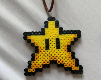 Mario Star Perler - Etsy