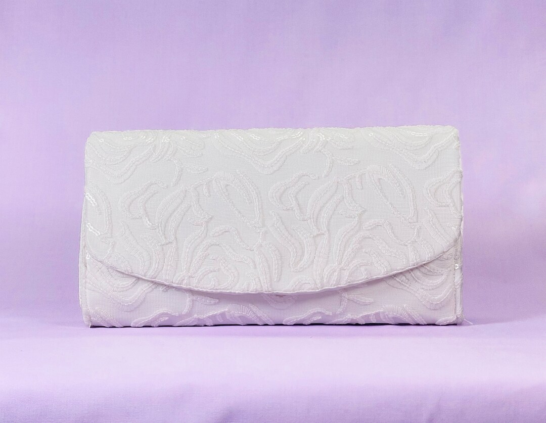 White Bridal Clutch Bag Bridal Clutch Bridesmaid Clutch - Etsy