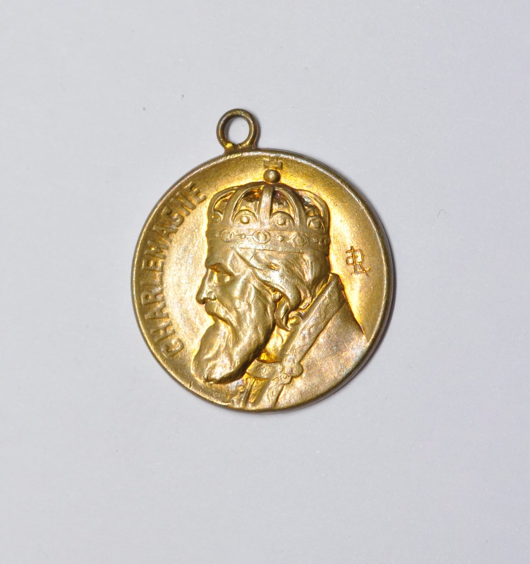 Victoriaans Hanger Louis Armand Rault Charlemagne, Brons Kleurig - Etsy