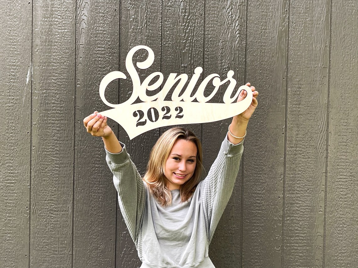Senior Wood Sign for Pictures Senior 2022 Backdrop | Etsy