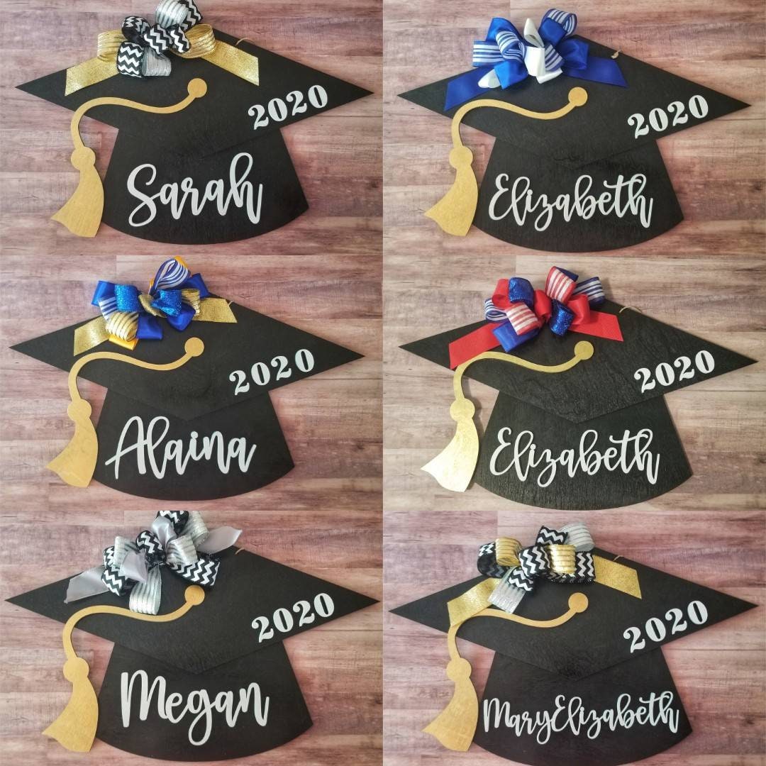 Graduation Door Hanger, Graduation Hat for Door, Graduation Hat Sign ...
