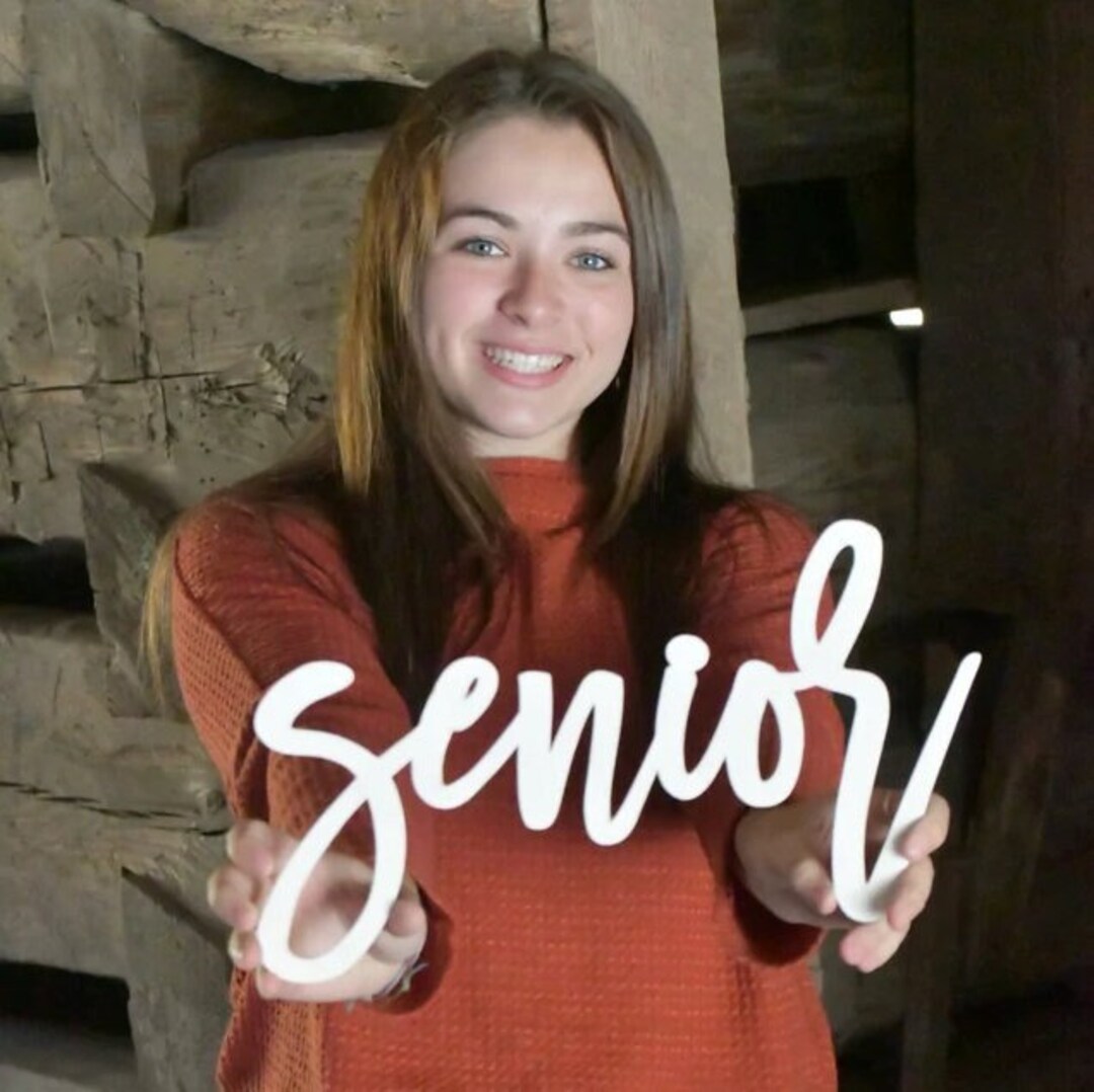 Senior Wood Sign, Senior Prop for Pictures, Graduation 2024 Sign ...