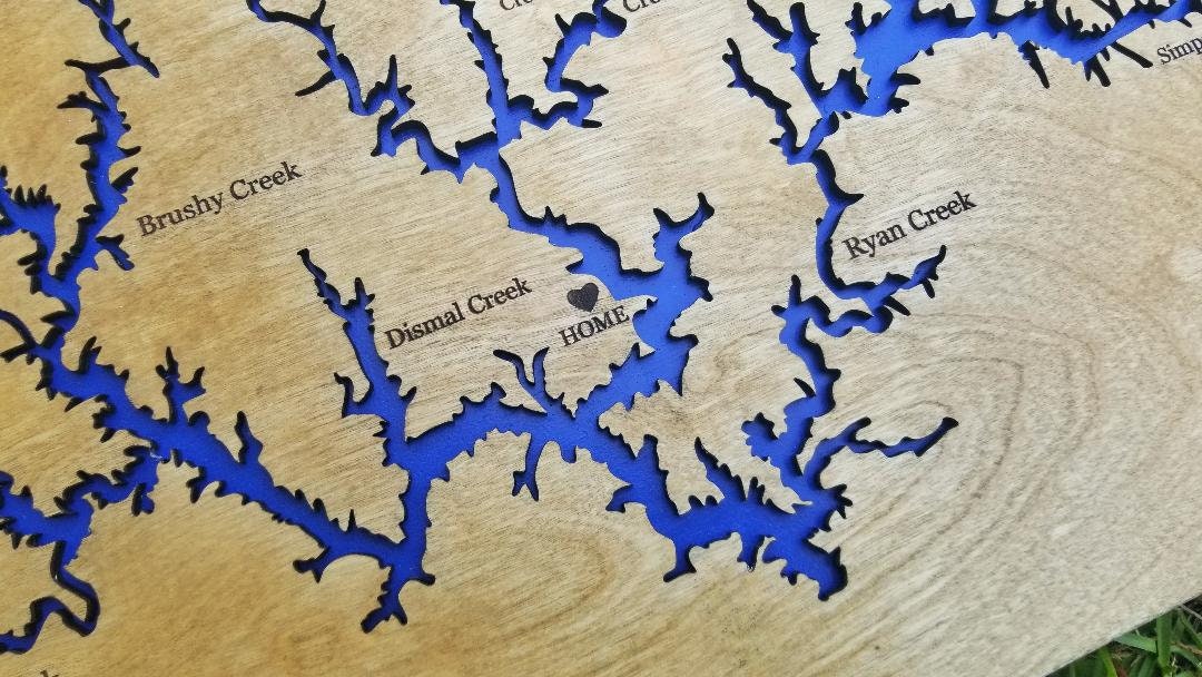 Smith Lake Sign, Smith Lake Wood Sign, Lewis Smith Lake Wooden Sign ...