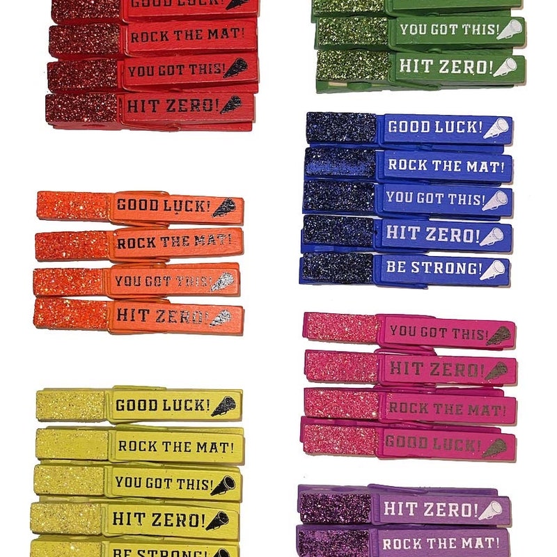 Cheerleading Clothes Pins - Etsy