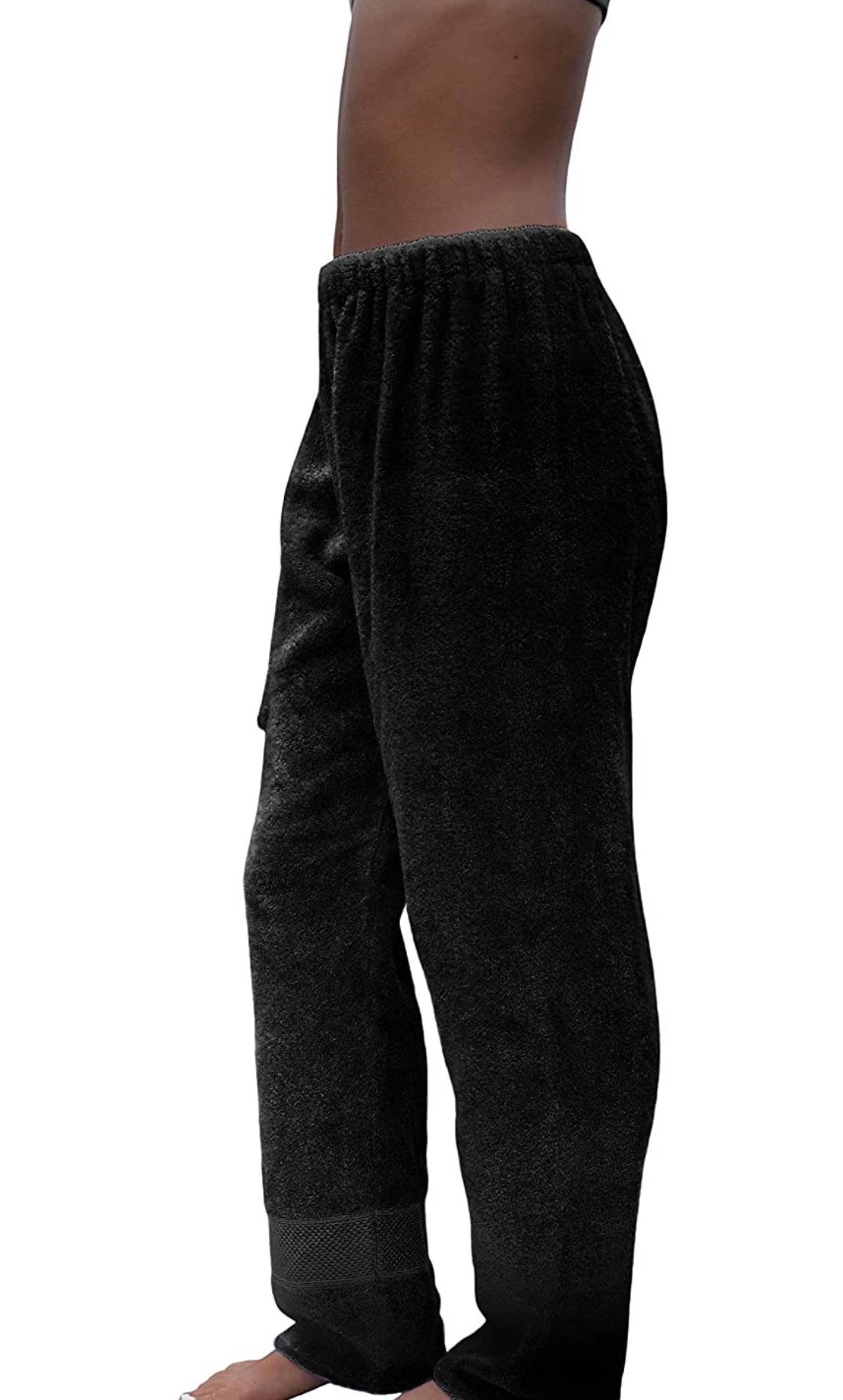 Towel Pants - Black - IN STOCK Fast Shipping - Beach, Swimming ...