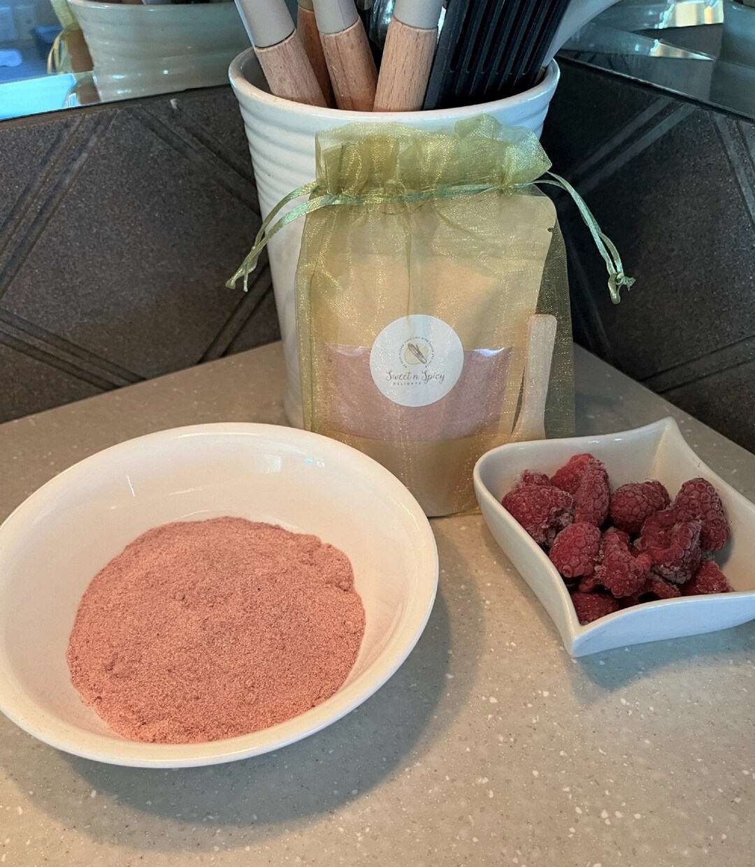 Raspberry Sugar, Flavored Sugar, Rimming Sugar, Raspberry Sugar Powder ...