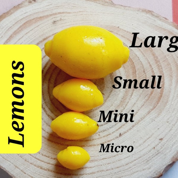 Miniature Lemons - Etsy