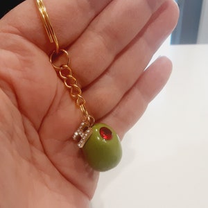 Personalized Martini Olive Keychains - Etsy