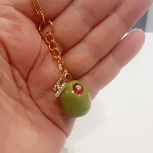 Personalized Martini Olive Keychains - Etsy