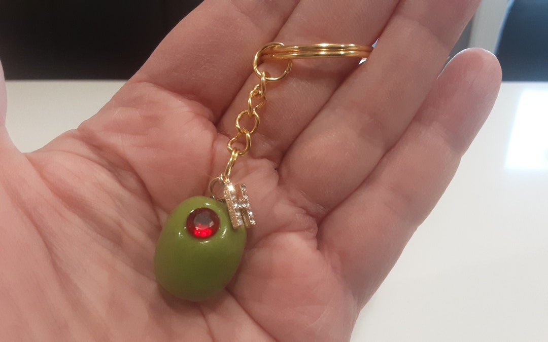 Personalized Martini Olive Keychains - Etsy