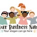 Multicultural Kids Logo: Hand-drawn Childcare Design (PNG, JPG) - Etsy